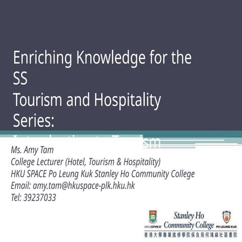 intro tourism intro tourism intro tourism | PPTX