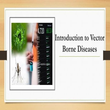 Introduction to vector borne Diseases.pptx