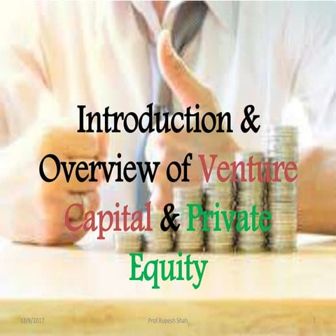 Introduction to venture capital and pvt equity | PPTX