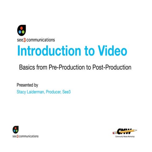 Making a Video for Nonprofit Communicators | PPT