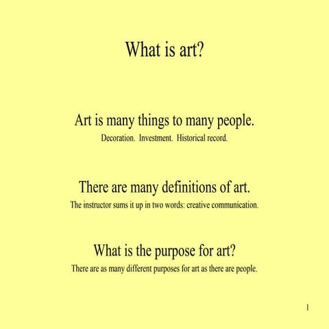 Intro to visual art 1 online | PPT | Christianity | Religion & Spirituality