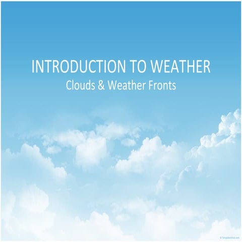 Intro to Weather | PPT