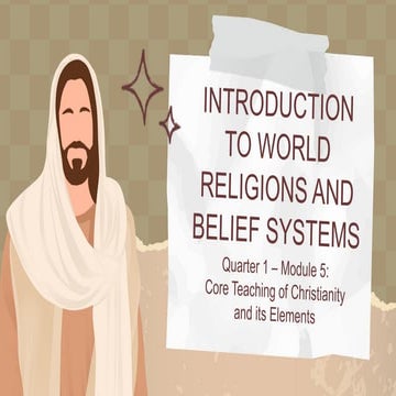 CHRISTIANITY intro to world religions | PPTX