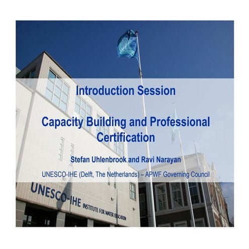 Capacity Building and Professional Certification | PPT