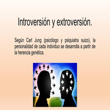 Introversión y extroversión | PPTX