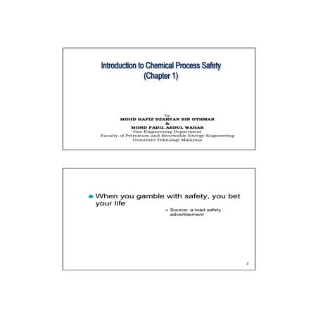Intro to safety | PDF