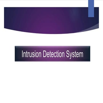 Intrusion Detection System Project Report | PDF