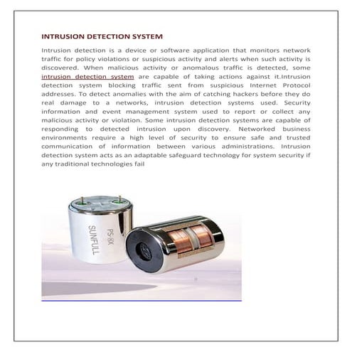 INTRUSION DETECTION SYSTEM | PDF
