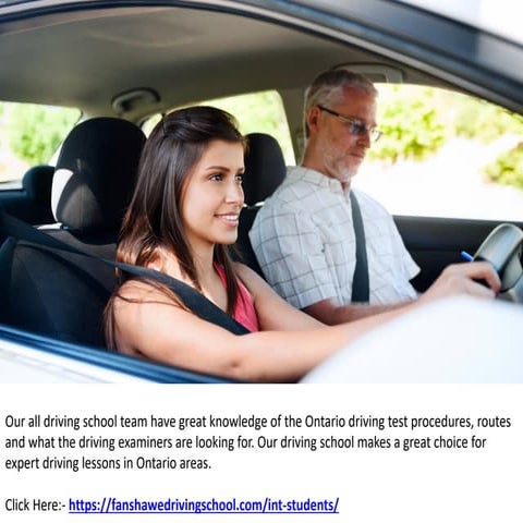 Int student driving school | PPT