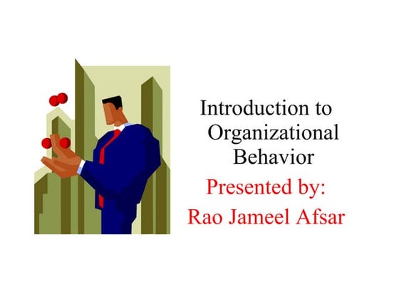 History of Organisational Behaviour | PPTX