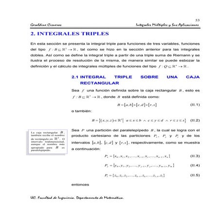 Integrales triples | PDF