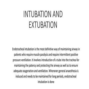 INTUBATION AND EXTUBATION in medicine.pptx