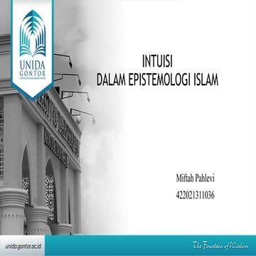 INTUISI Dalam Epistemologi Islam (Miftah Pahlevi).pptx
