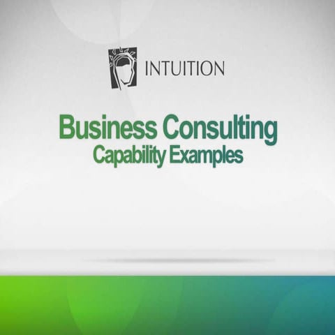 Intuition Capabilities | PPT