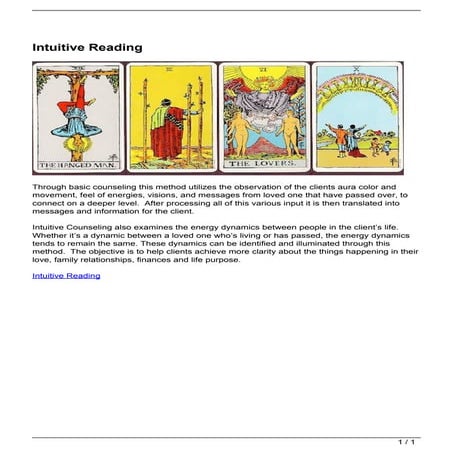 Intuitive Reading | PDF