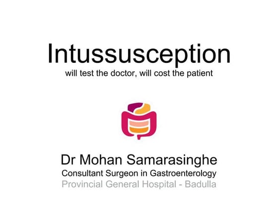 Intussusception | PDF