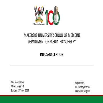 Neonatal intestinal Obstruction_ Intussusception.pptx