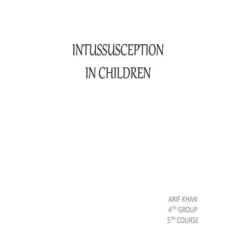 Intussusception