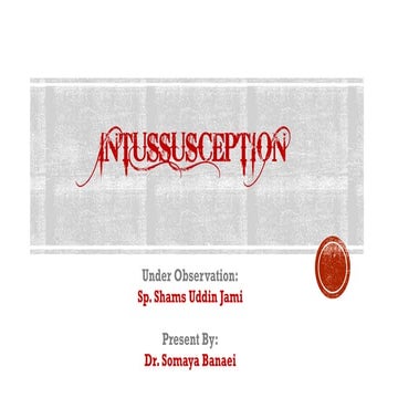 Intussusception | PDF