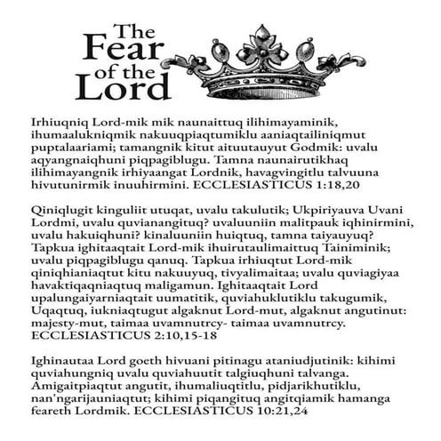 Inuinnaqtun The Fear of the LORD Tract.pdf