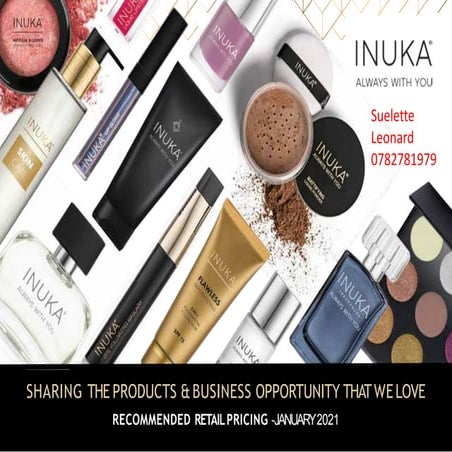 INUKA FRAGRANCES PRODUCT BROCHURE BY SUE LEONARD | PDF