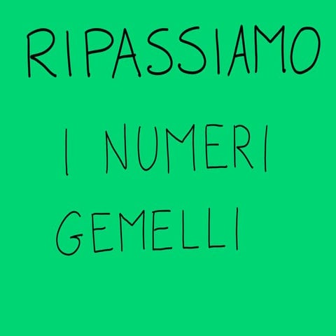 I numeri gemelli | PDF