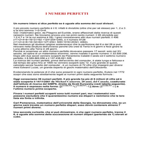 I numeri primi | PPT