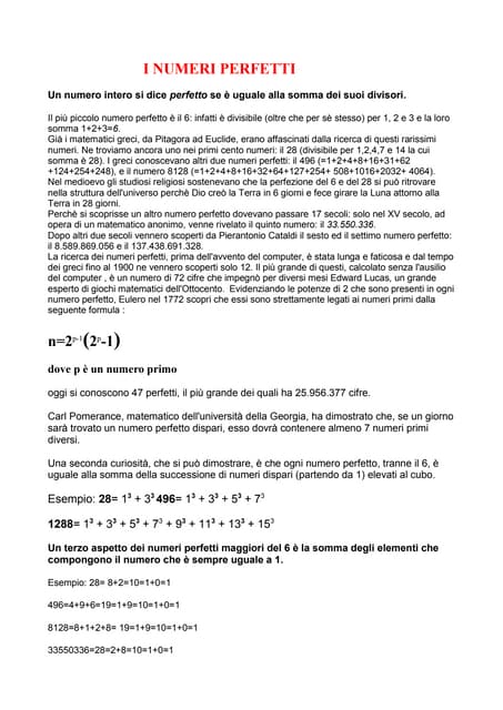 Relazione matematica | PDF