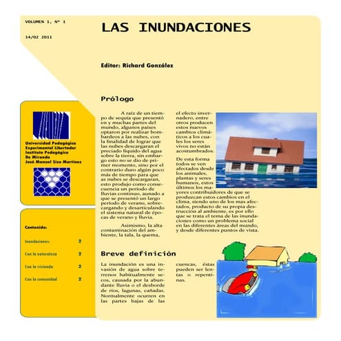 Inundaciones | PDF