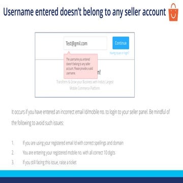 Invalid username | PPT