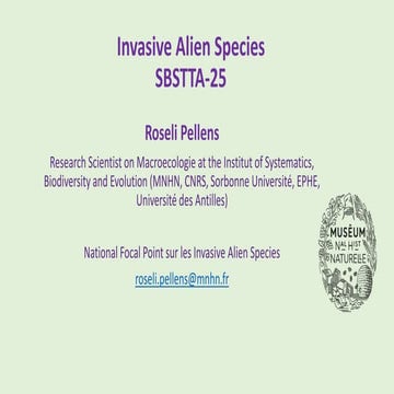 COOP4CBD Invasive Alien Species Presentation 2 | PDF