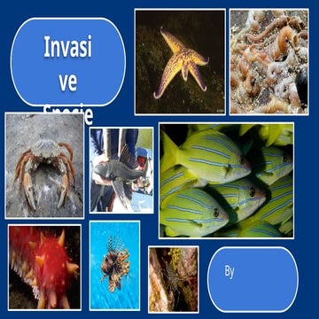 Marine Biology Invasive Species presentation | PPTX