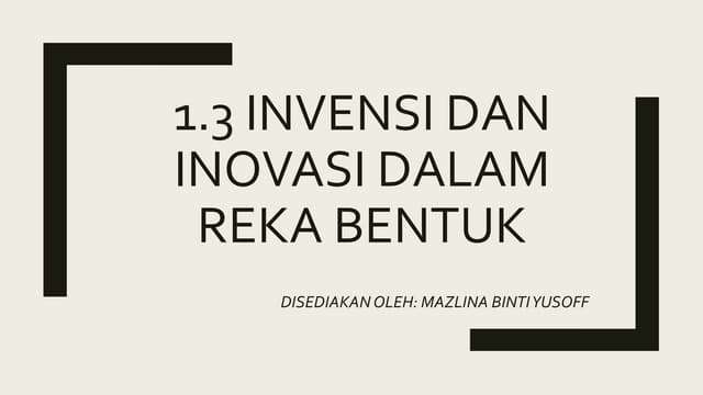 TINGKATAN 1 : RBT - Bab 4 : Lakaran | PPTX