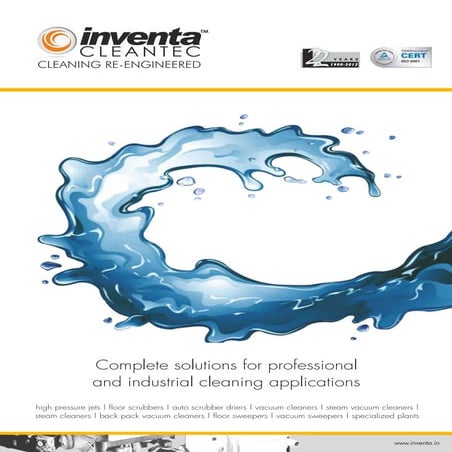 Inventa Cleantec Private Limited, Noida, Cleaning Equipment | PDF