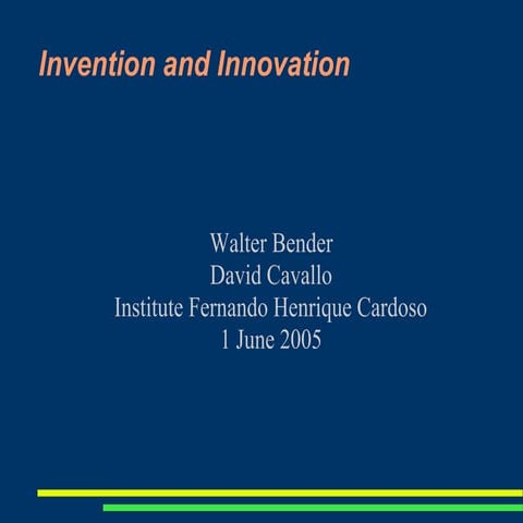 Invention and Innovation | PPT