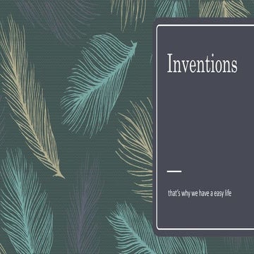 Inventions | PPT