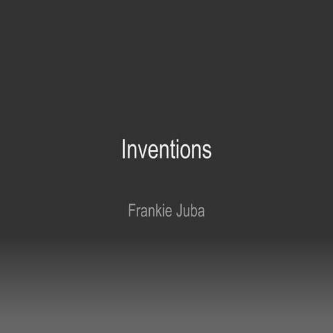 Inventions (1) | PPT