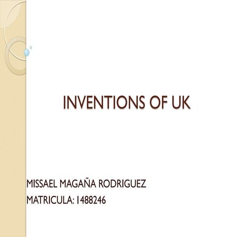 Inventions of uk | PDF