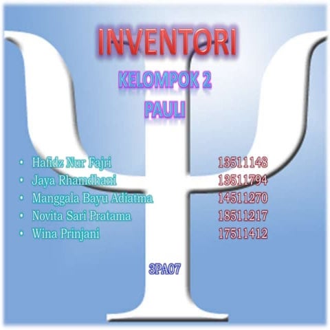 TES PAULI | PPTX