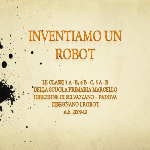 Invento robot classi 3 | PPT