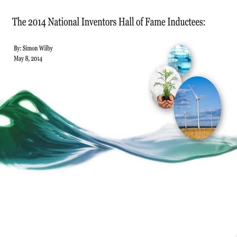 Inventors Hall of Fame 2014 Simon Wilby | PPTX