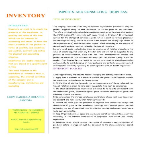 Inventory | DOCX