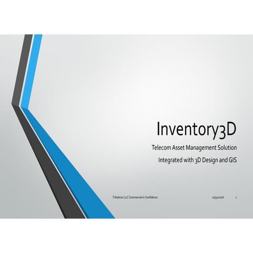 Inventory3D for Telecoms v0.7 | PPT