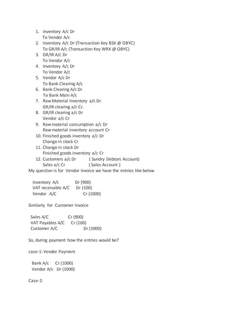 Accounting Entires For Oracle Apps R12 | PDF