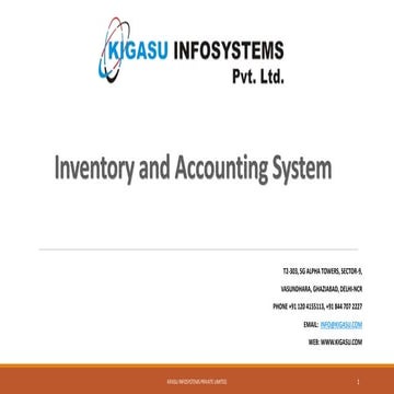 Inventory and billing system | PPTX