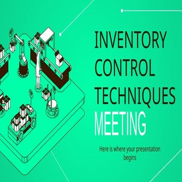 Inventory Control Techniques Meeting by Slidesgo.pptx