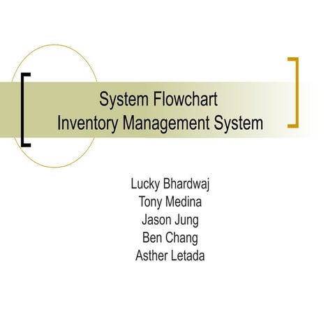 Inventory flowchart acc 305 2 | PPT