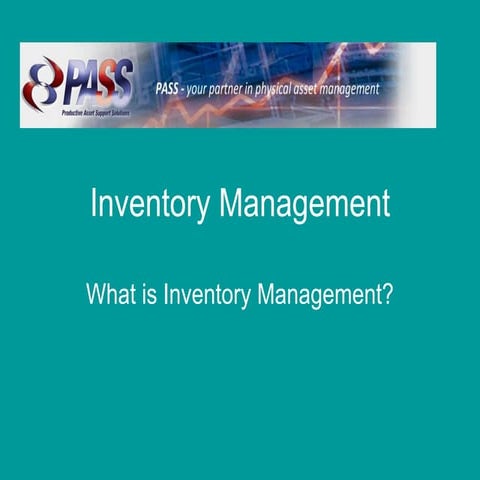 Inventory management | PPT