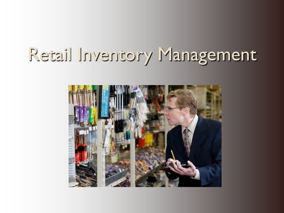 Stock take procedure | PDF