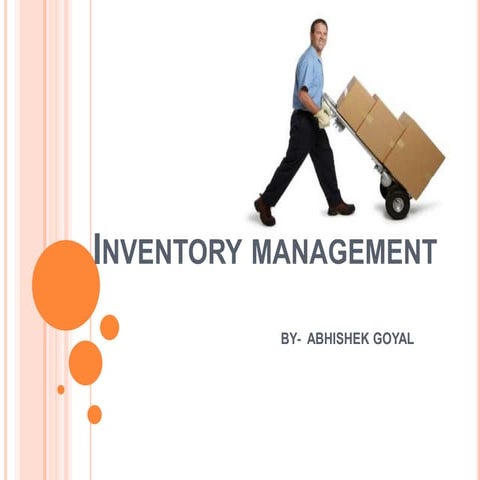 Slow Or Non Moving Inventory, Dispose Off Or | PPTX